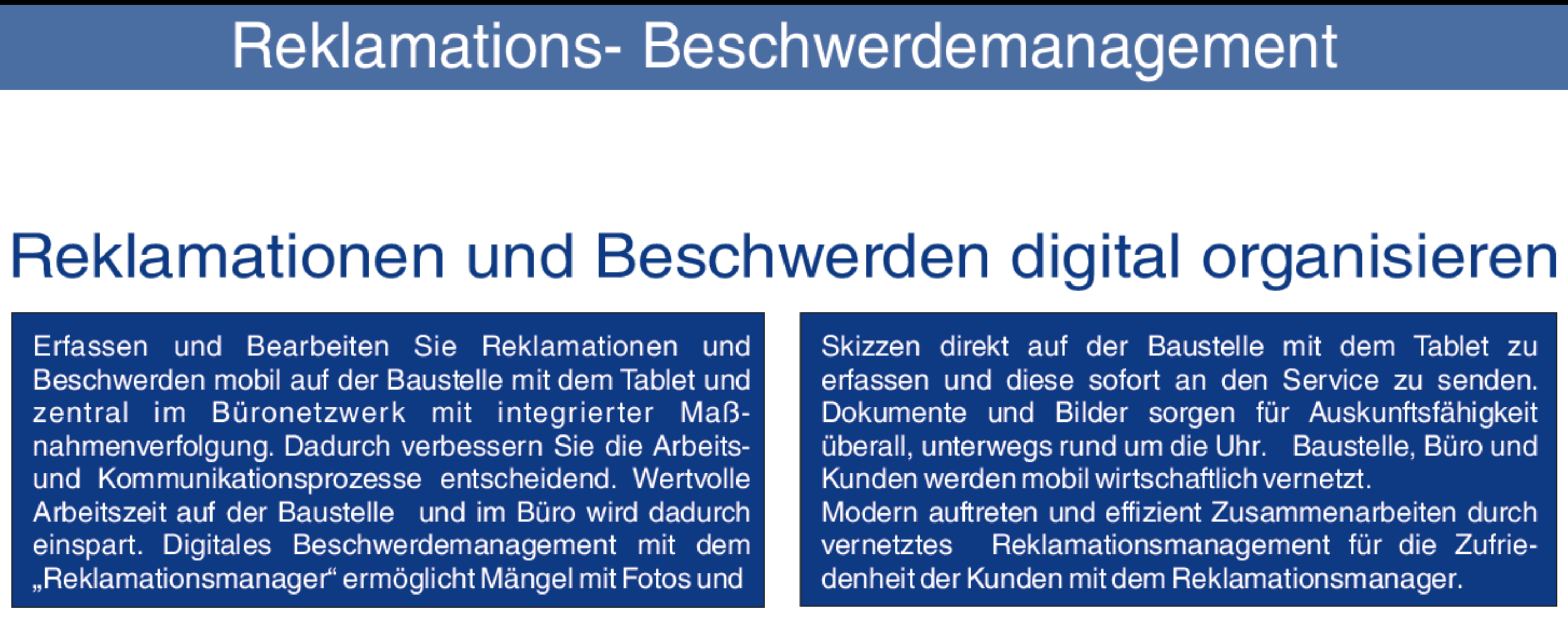 Reklamationsmanagement